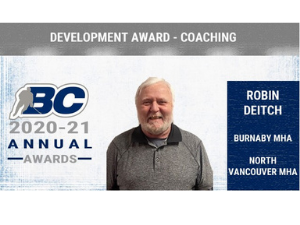 CONGRATS, ROBIN DEITCH – Burnaby Minor Hockey Association
