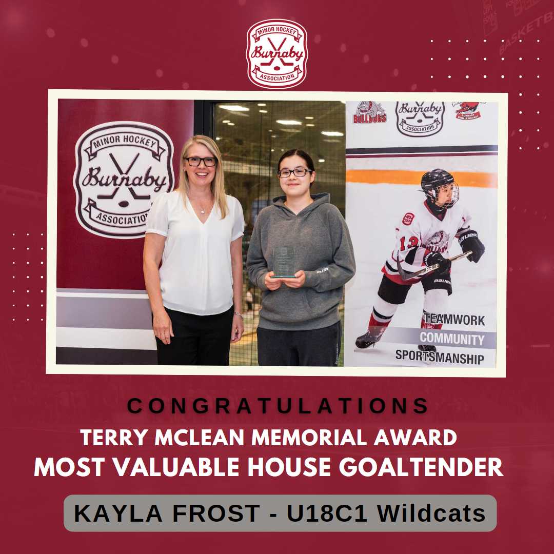 2022-23 Athlete Awards – Burnaby Minor Hockey Association